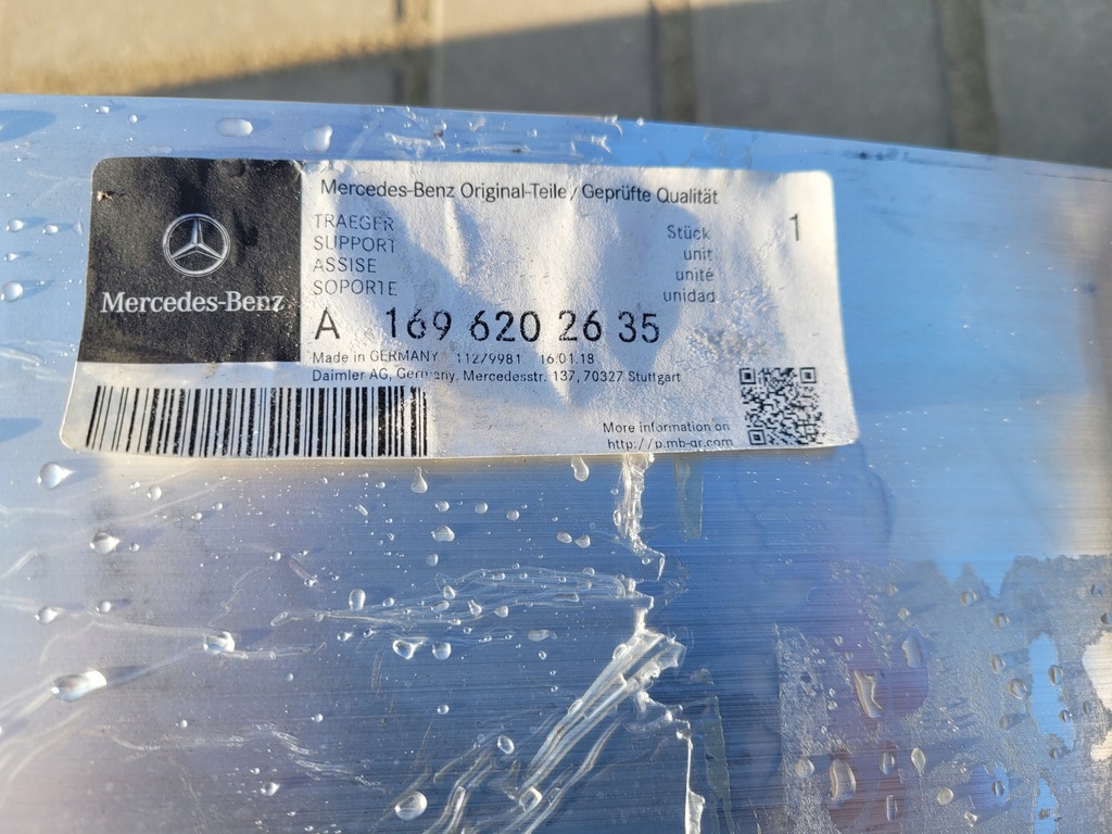 MERCEDES B-KLASA A245 LIFT - belka zderzaka przód - 11959371919 ...