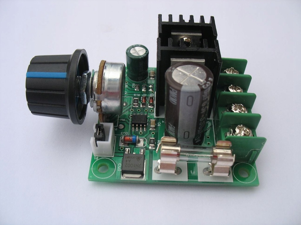 Regulator obrotów silnika PWM DC 12-40V 10A - 12259537381 - oficjalne archiwum Allegro
