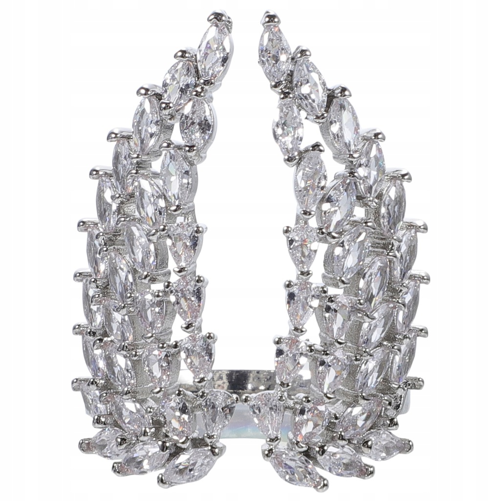 Adjustable Knuckle Ring Women Rhinestone Open - 14652365874 - oficjalne ...