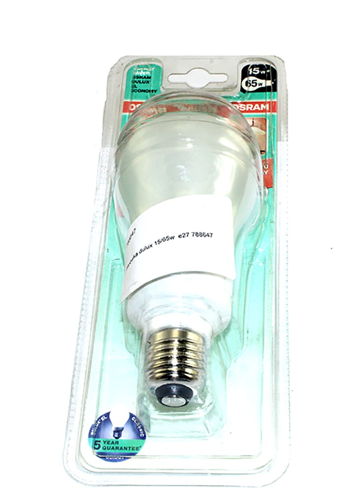 OSRAM ŚWIETLÓWKA DULUX EL ECONOMY 15W=75W E27 230V - 6754765886 - oficjalne archiwum Allegro
