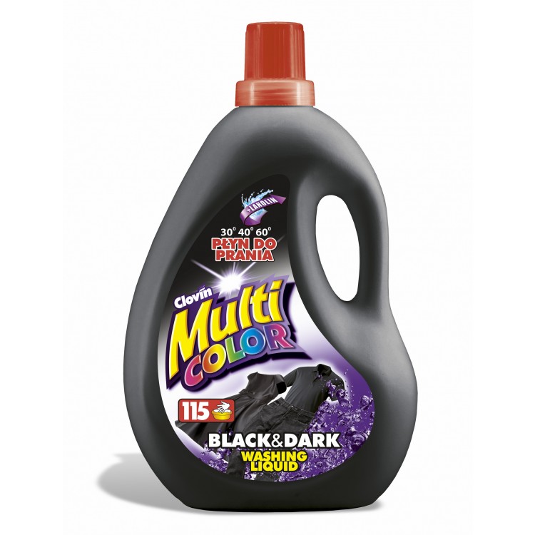 CLOVIN BLACK&DARK! PŁYN DO PRANIA CIEMNYCH 4L! - 5502855405 - oficjalne archiwum Allegro