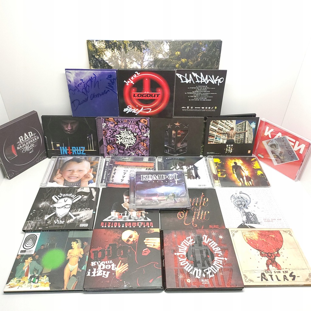 Kolekcja płyt z Rapem! 21 albumów+winyl, autografy - 12961357142 ...