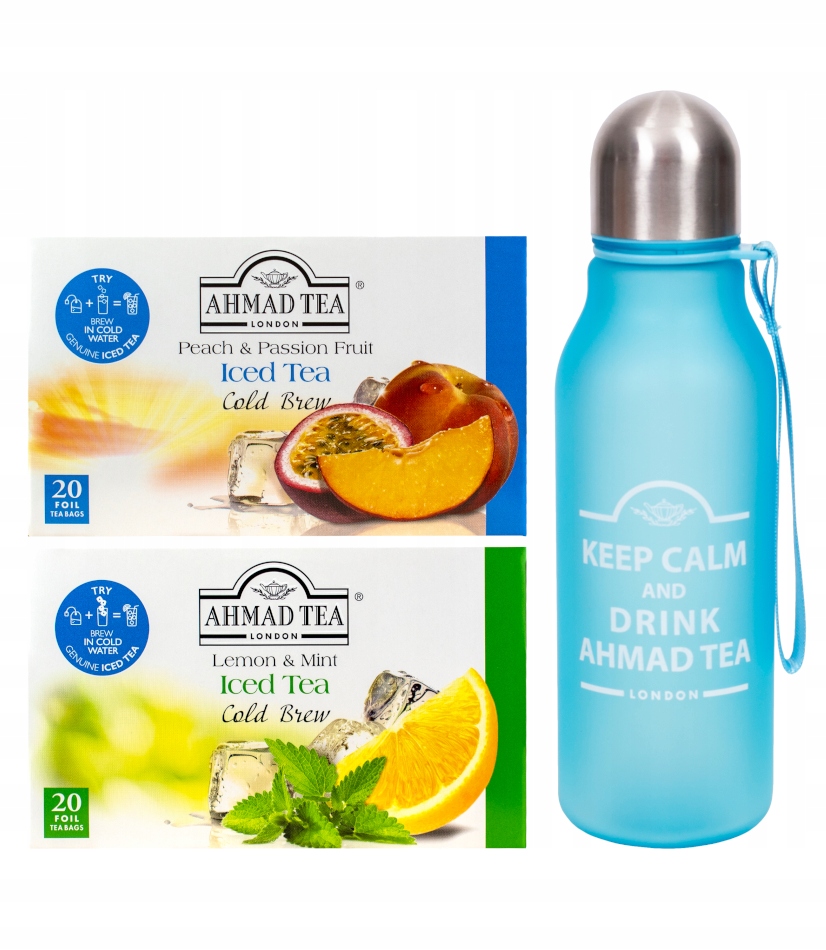 herbata Ahmad Iced Tea 40tb + BUTELKA Cold Brew - 12250030761 ...