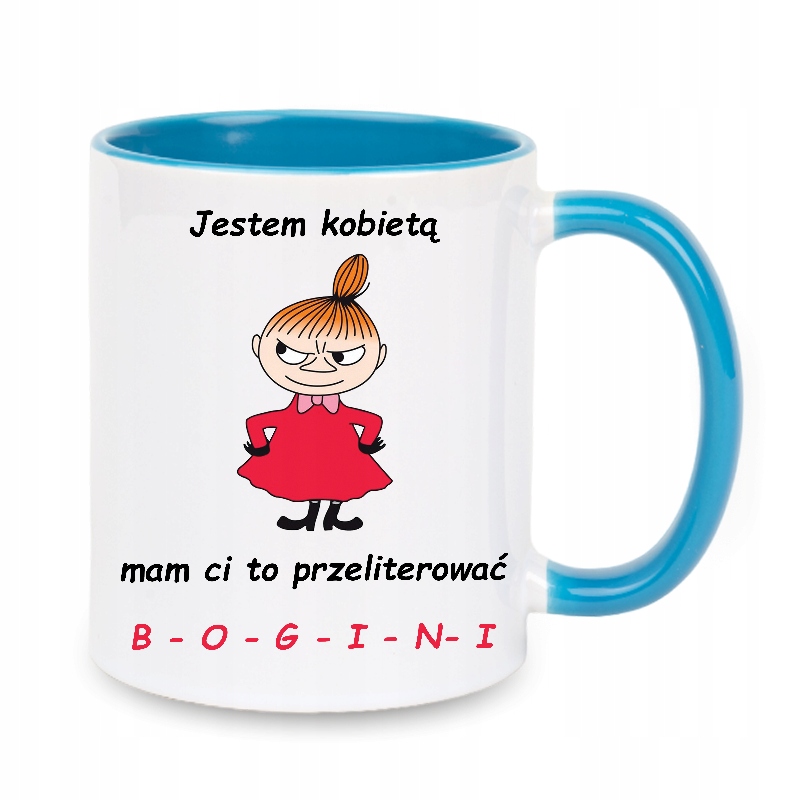 Kubek z nadrukiem Mała Mi, Muminki, Śmieszne, BCJN-MI-036 - 15945676813 - oficjalne archiwum Allegro