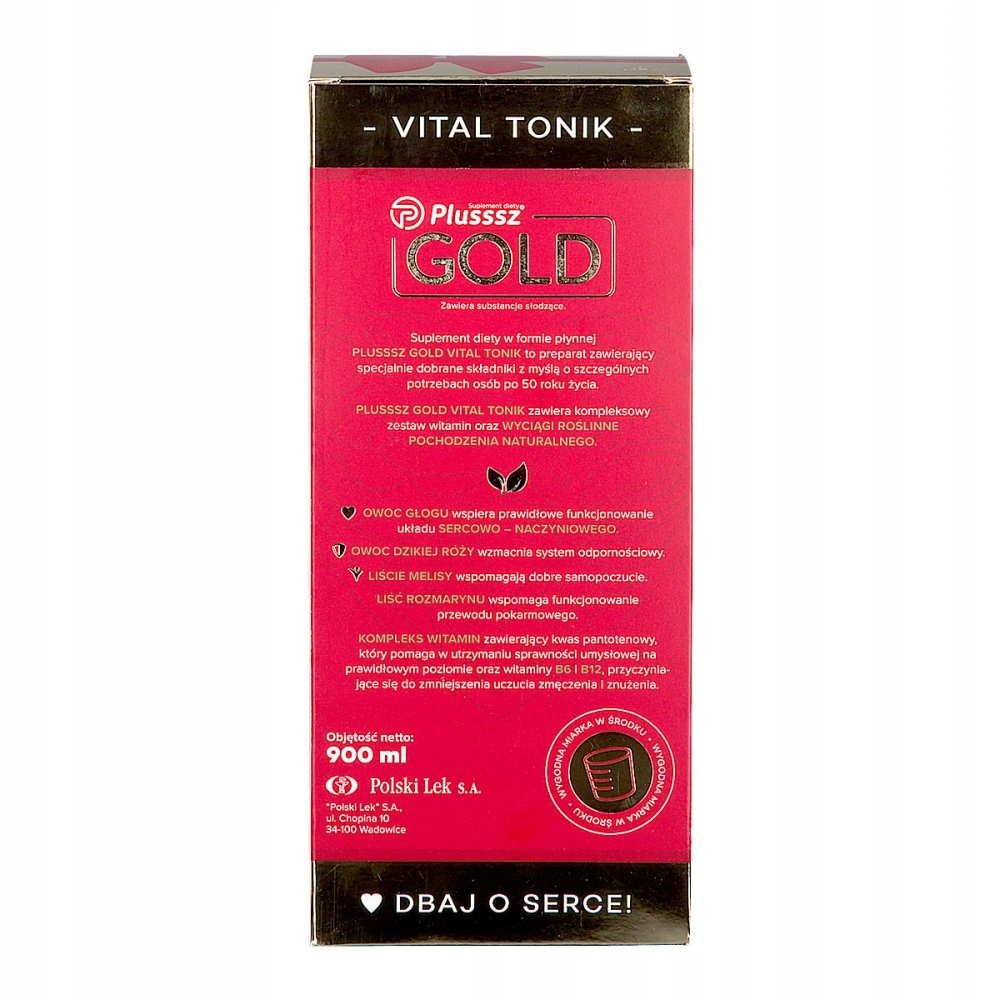 Zestaw Witamin w płynie Plusssz Gold Vital 900 ml - 12691466711 ...