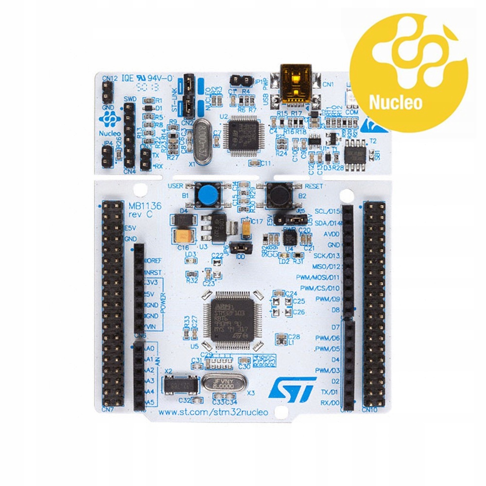 STM32 NUCLEO-F411RE - STM32F411RET6 ARM Cortex M4 - 8392770891 ... STM32 NUCLEO-F411RE - STM32F411RET6 ARM Cortex M4 - 8392770891 ...