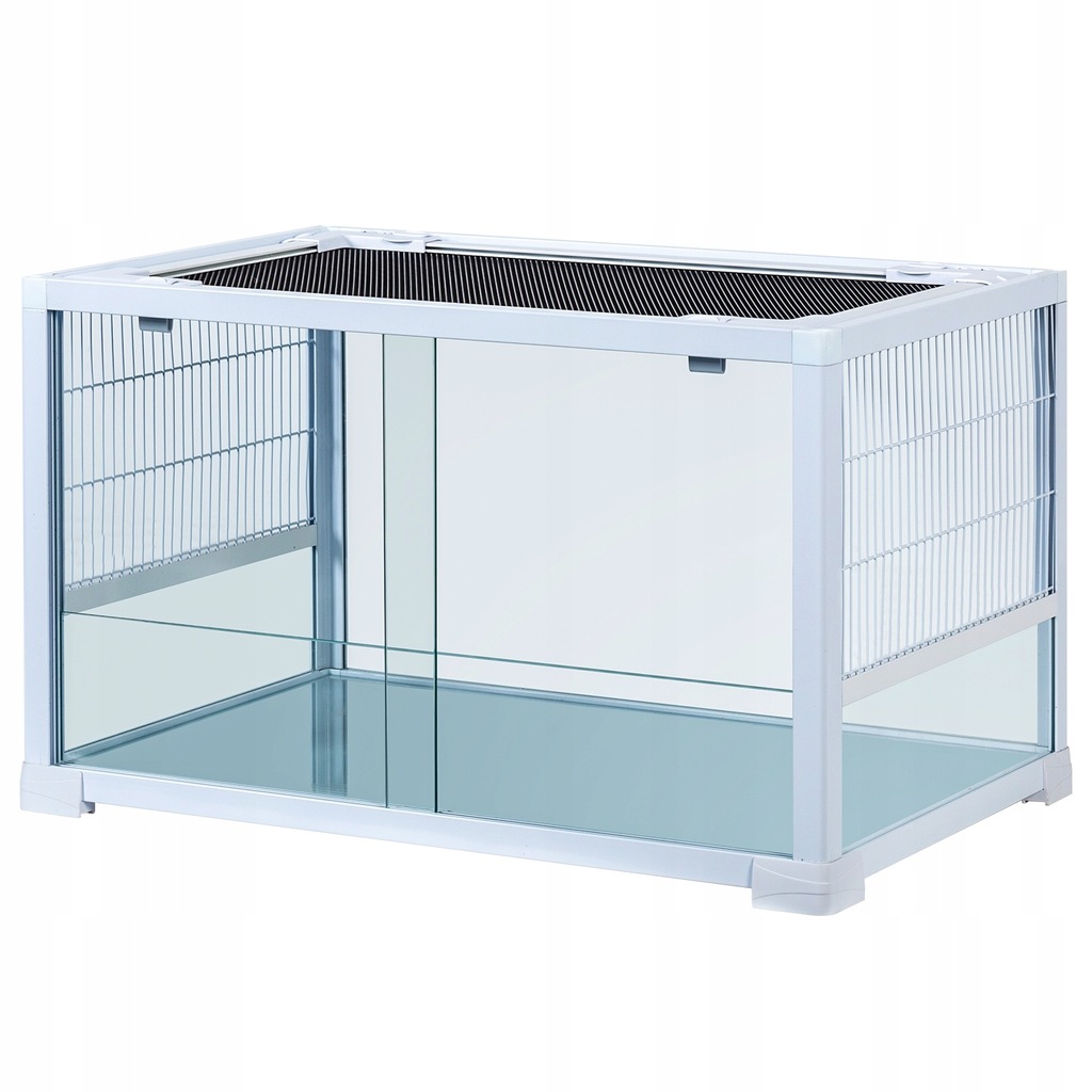 SZKLANA KLATKA TERRARIUM DLA JEŻA CHOMIKA KAWII - 13240923872 ...