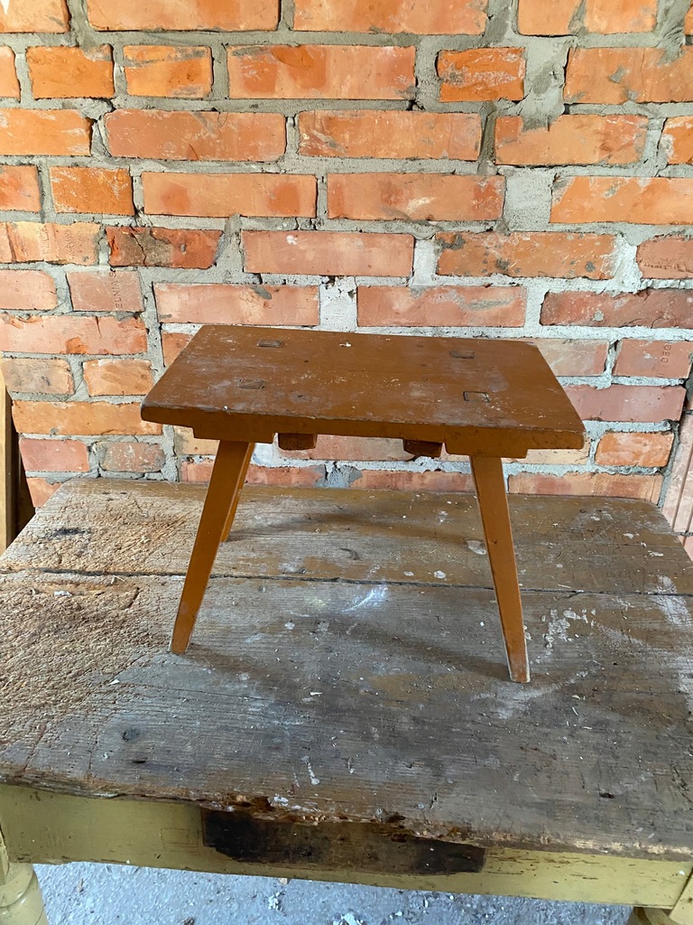 STARY STOŁEK ZYDELEK ZYDEL - 12332164969 - oficjalne archiwum Allegro