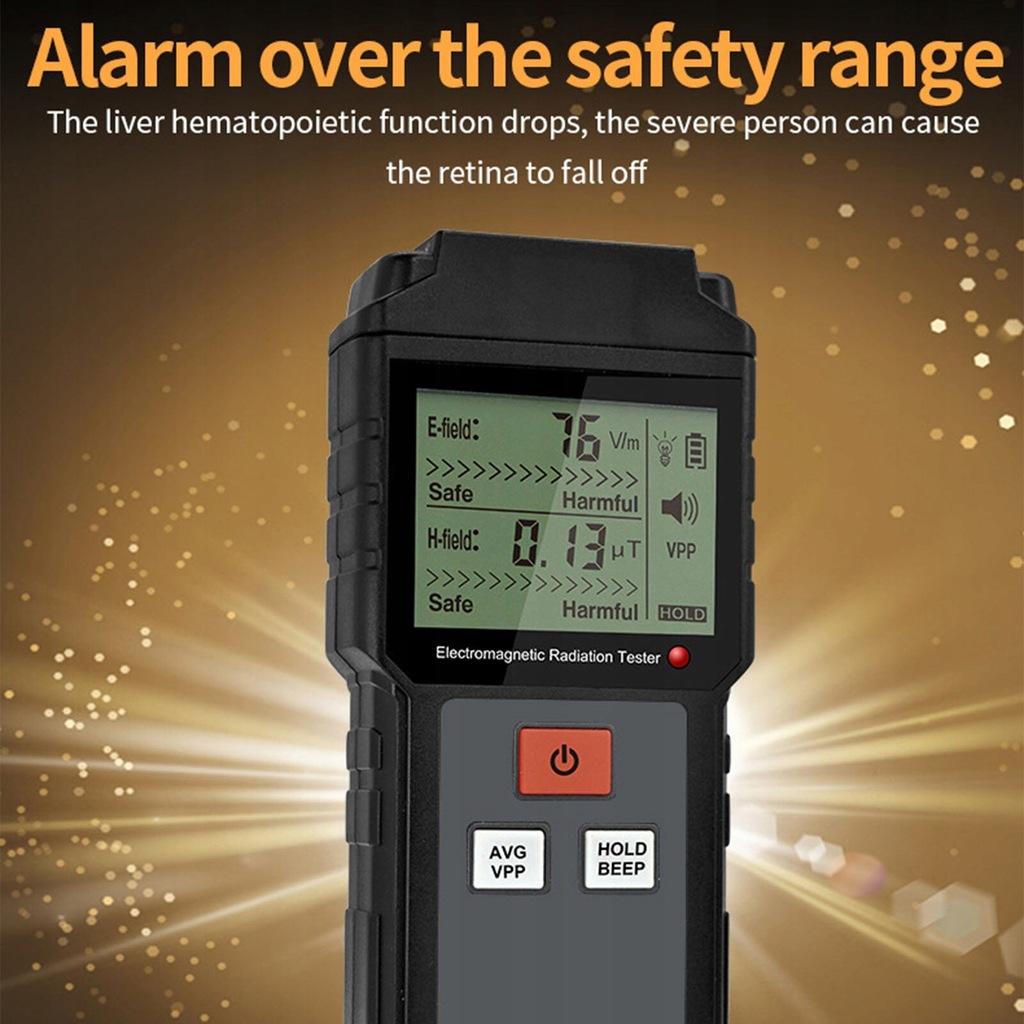 Tester promieniowania elektromagnetycznego miernik - 12416891891 ...