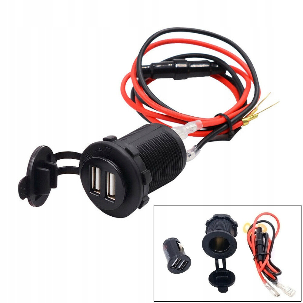 GNIAZDO ZAPALNICZKI SAMOCHÓD 12-24V WODOODPORNE - 12072497156 - oficjalne archiwum Allegro