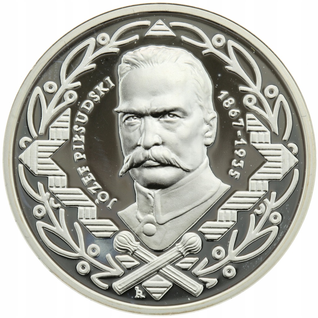 Sławni Polacy Józef Piłsudski 1867 1935 Numizmat Srebro 925 14469613433 Oficjalne Archiwum