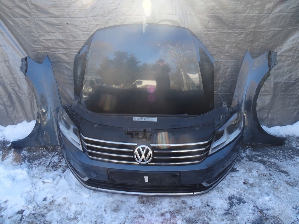 PASSAT B7 PRZÓD MASKA BŁOTNIKI ZDERZAK LAMPY LK7X - 13405601851 - oficjalne archiwum Allegro