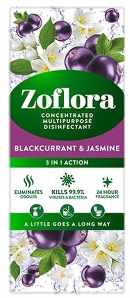 Zoflora Koncentrat Czyszczący Wielofunkcyjny Blackcurrant & Jasmine ...
