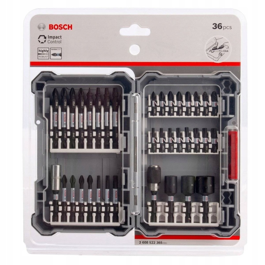 BOSCH Zestaw bitów udarowych Impact Control 36 szt - 9433511075 ...