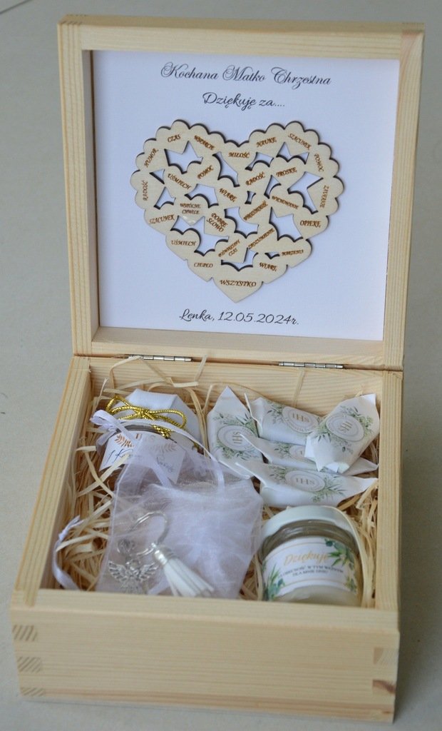 PREZENT PODZIĘKOWANIE DLA CHRZESTNYCH komunia - 15424532918 - oficjalne archiwum Allegro