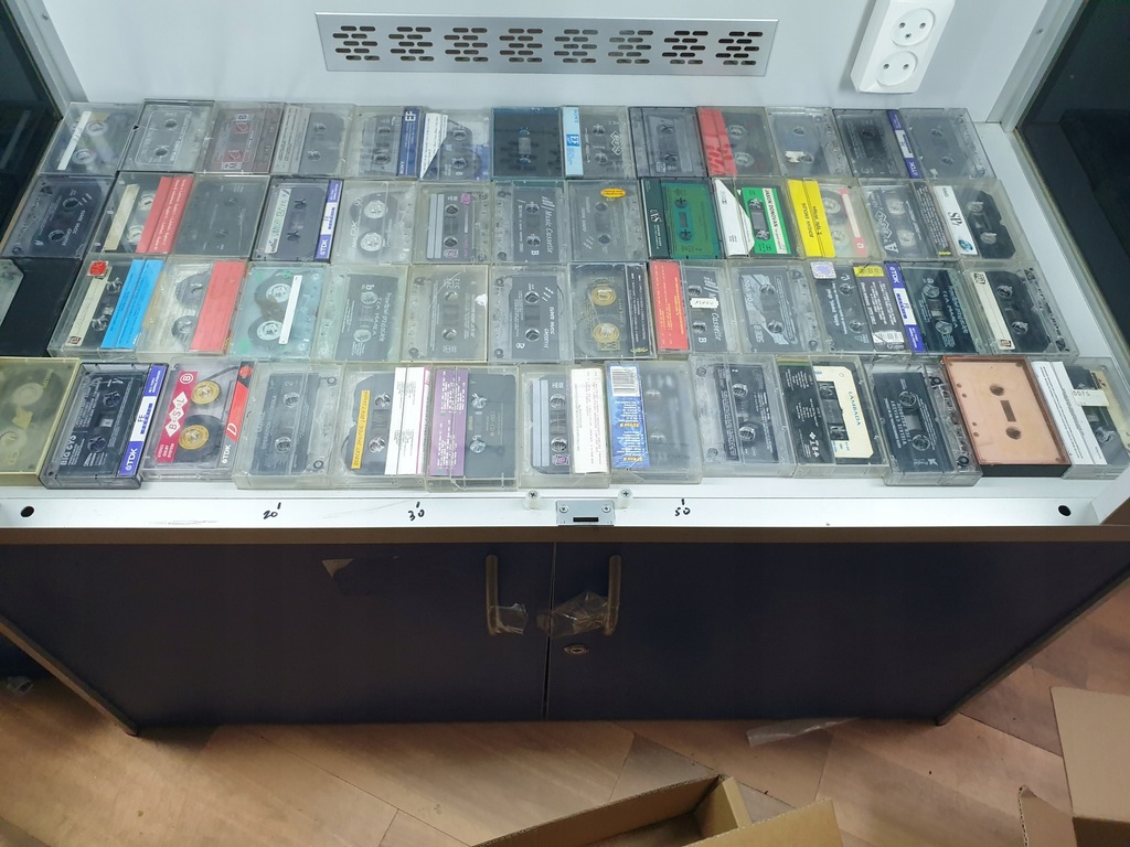 Kaseta Kasety magnetofonowe Zestaw kaset 52 szt. - 13049432246 ...