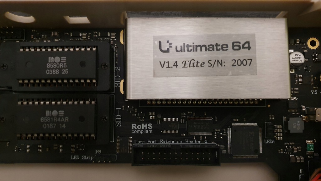 Ultimate 64 Elite SID 6581R4AR SID 8580R5 LED RED - 8904088698 ...