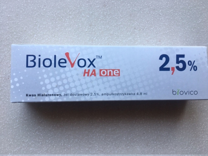BIOLEVOX HA ONE 2,5% X 1 AMPUŁKOSTRZYKAWKA 4,8ML - 7719815542 ...