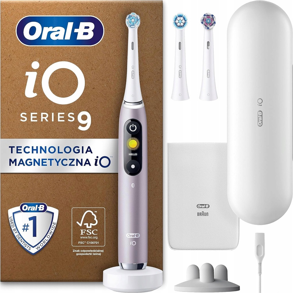 Oral-B iO Series 9 Rose Quartz Szczoteczka elektryczna różowa OPIS - 14660654527 - oficjalne ...