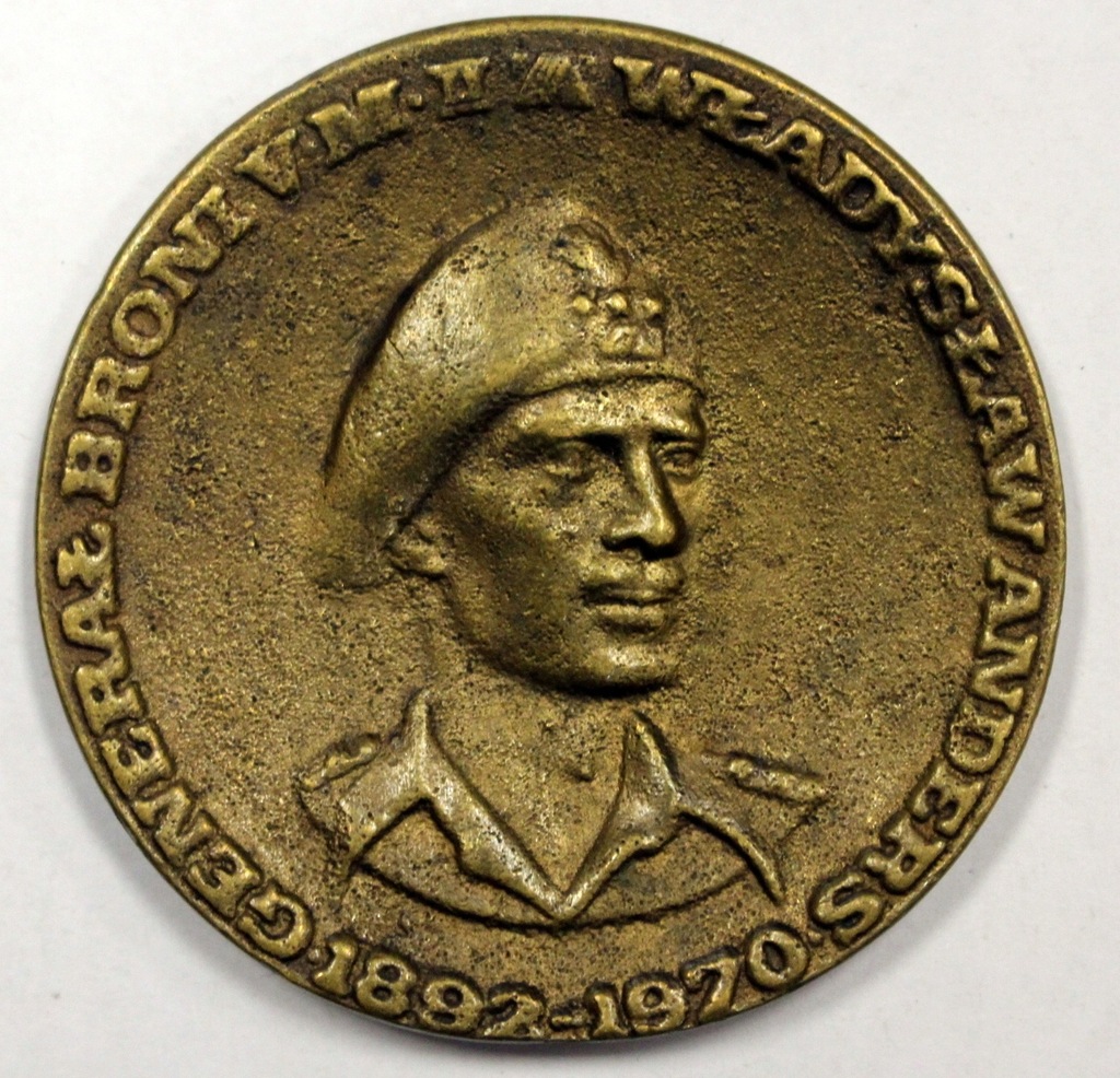 Medal Gen. Władysław Anders 1892-1970 - 14915074317 - oficjalne ...