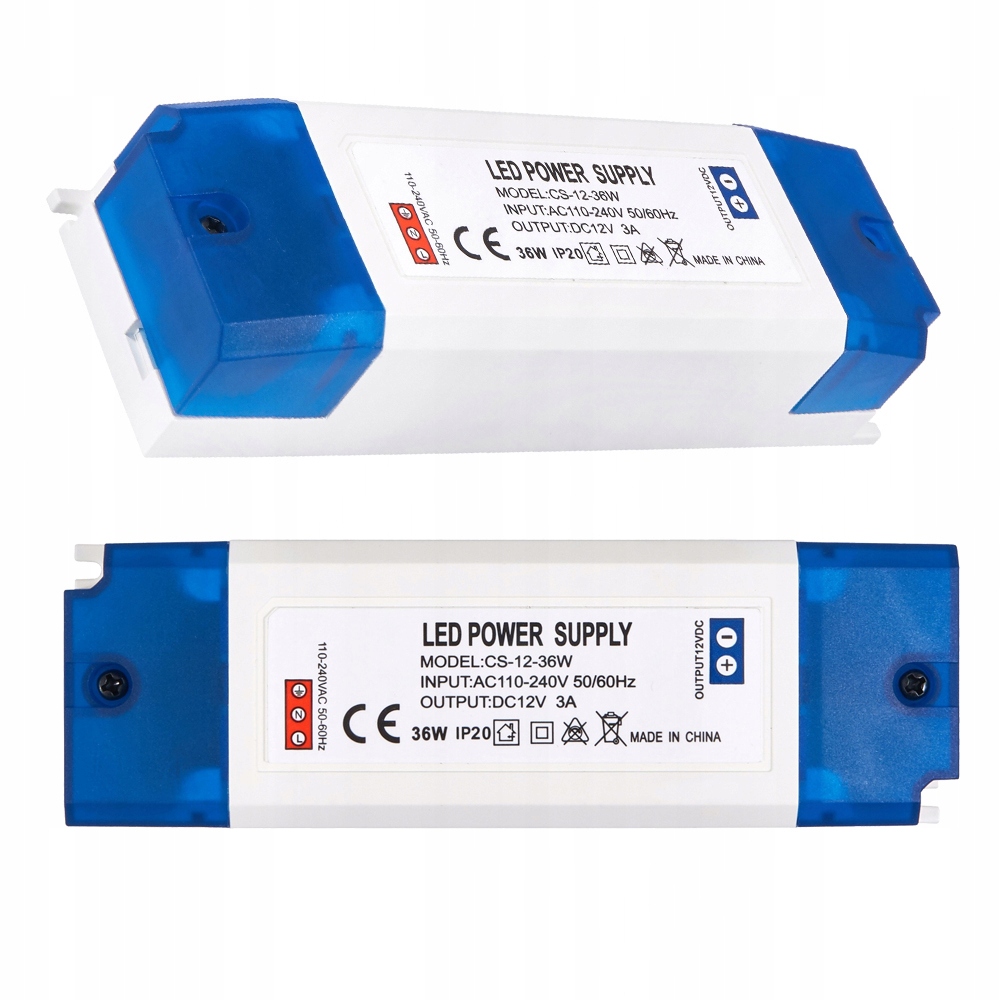 24V ZASILACZ TRANSFORMATOR LED MEBLOWY 60W 2.5A - 11838119308 ...