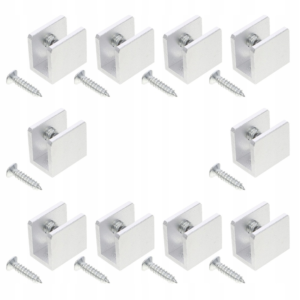 BOOKSHELF WALL MOUNT GLASS SANDWICH PLATE SUPPORT - 14471155633 ...