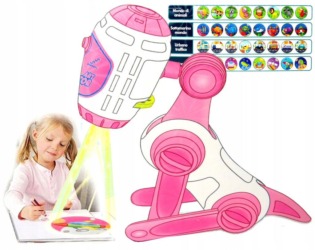 Projektor PIESEK do Rysowania RZUTNIK Pies Mazaki - 12055152246 ...