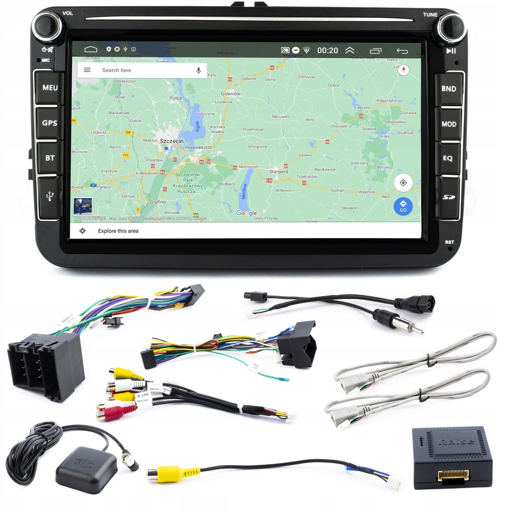 RADIO 2 DIN ANDROID VW GOLF V VI 5 6 PASSAT B6 B7 - 11593106005 - oficjalne archiwum Allegro