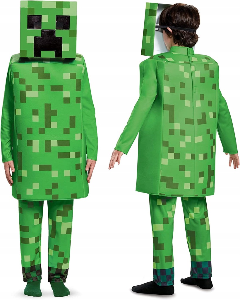 Kostium Creeper Minecraft Strój L 10-12 Lat - 13420499961 - oficjalne archiwum Allegro