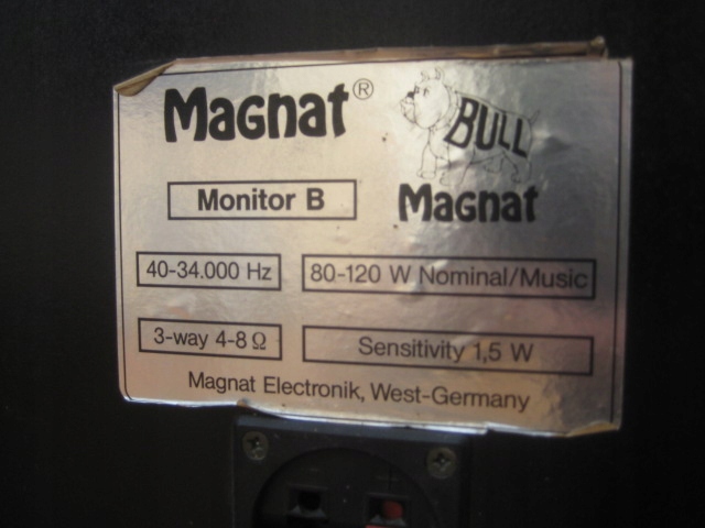 MAGNAT Monitor B 80/120W 4-8Ohm Tonsil kolumny / głośniki - 15100673319 ...