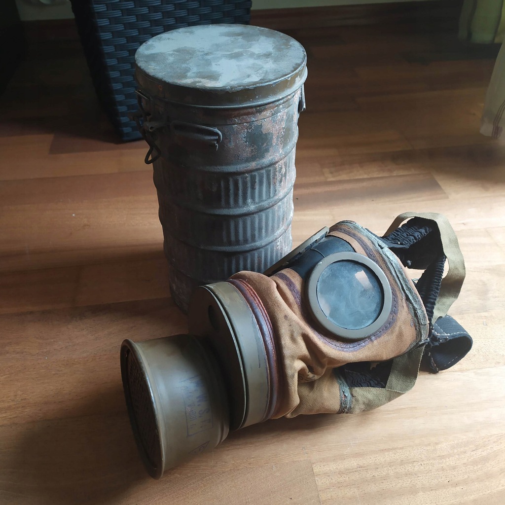 POLSKA MASKA PRZECIWGAZOWA WZ 24 W.W.S.P. 1931 rok - 12605298311 - oficjalne archiwum Allegro