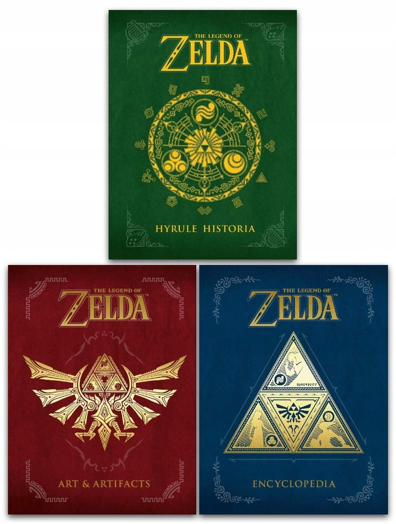 The Legend of Zelda: 3 Books Set (Nintendo) - 11864570917 - oficjalne ...