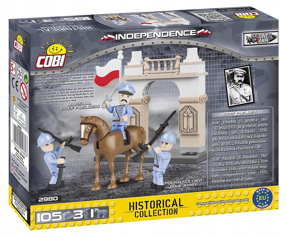 Klocki Cobi Mała Armia niepodległości Polski 2980 - 12660613801 ...