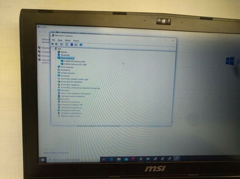 LAPTOP MSI MS-16J9 KOMPLET I7 8GB GTX 1050 - 12056483035 - oficjalne archiwum Allegro