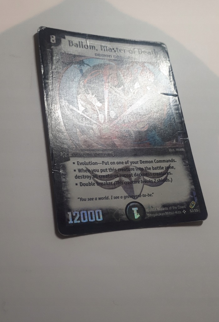 Duel Masters HOLO BALLOM,MASTER OF DEATH SUPERRARE - 8819741292 - oficjalne archiwum Allegro