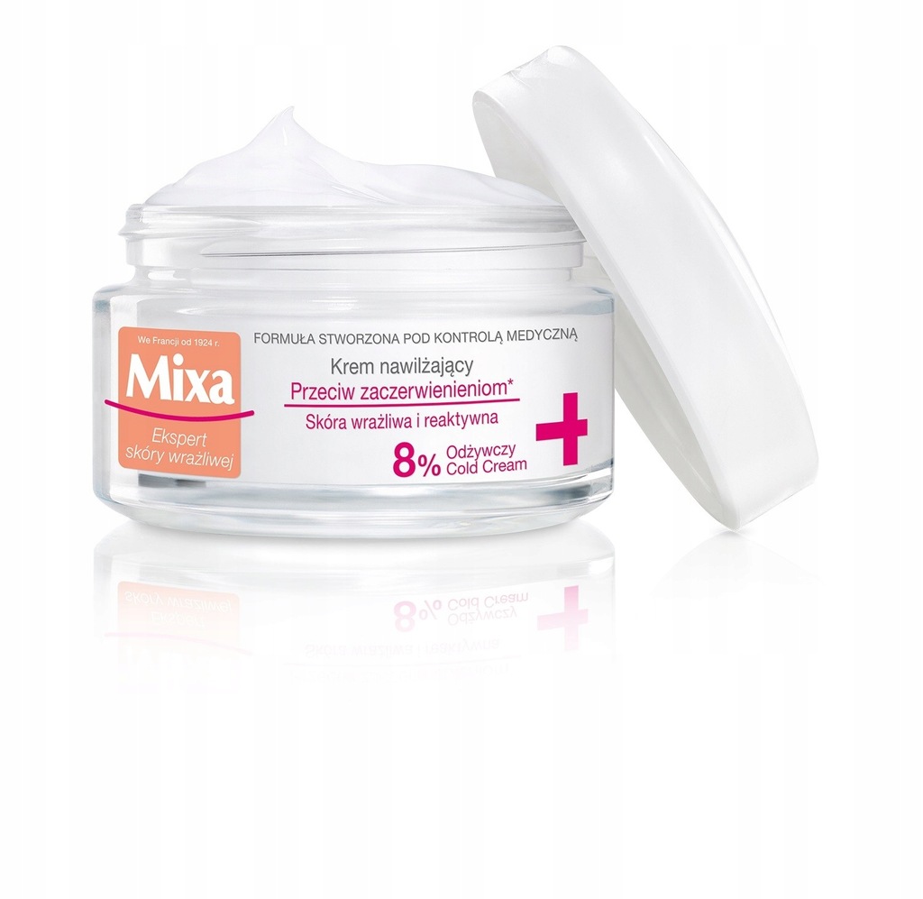 Mixa Krem nawilżający przeciw zaczerwienieniom - skóra wrażliwa i ...