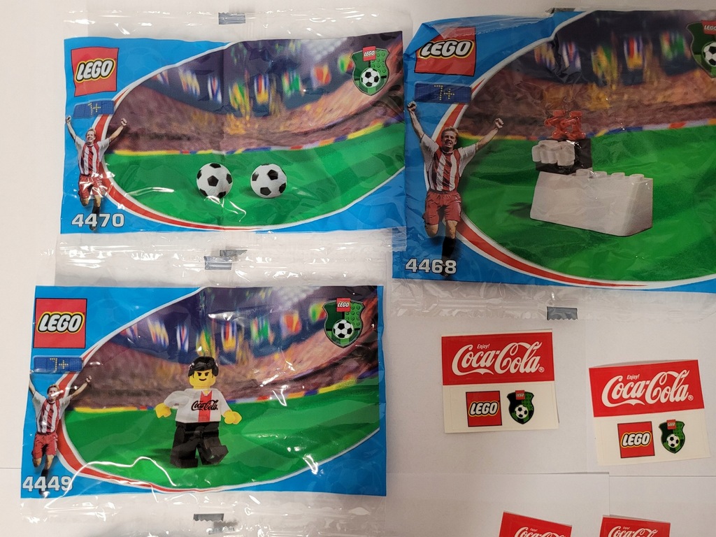 UNIKAT Lego Coca Cola Figurki Polybagi MISB 2002 - 12341838197 ...