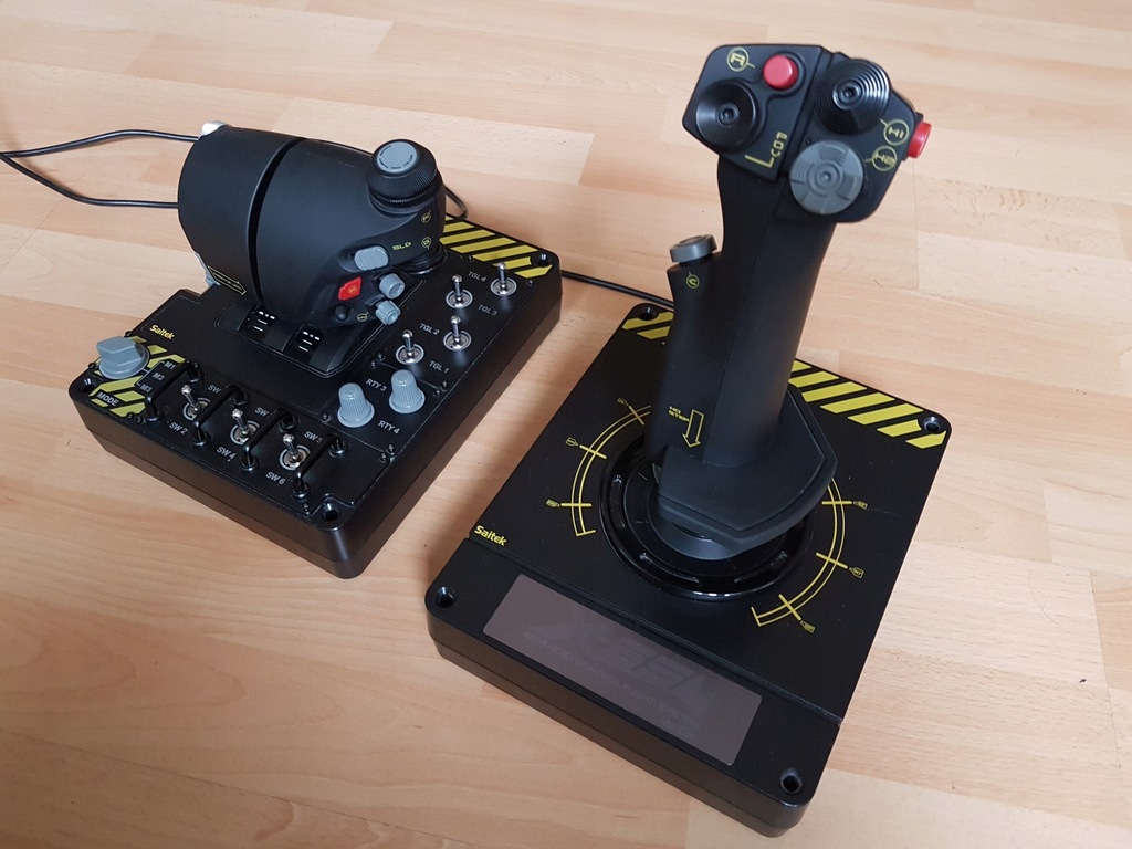 JOYSTICK PRZEPUSTNICA LOGITECH G SAITEK X55 RHINO - 7819774121 ...