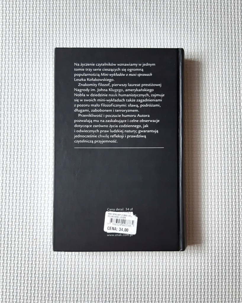 Mini wykłady o Maxi sprawach Leszek Kołakowski - 12099630915 - oficjalne archiwum Allegro
