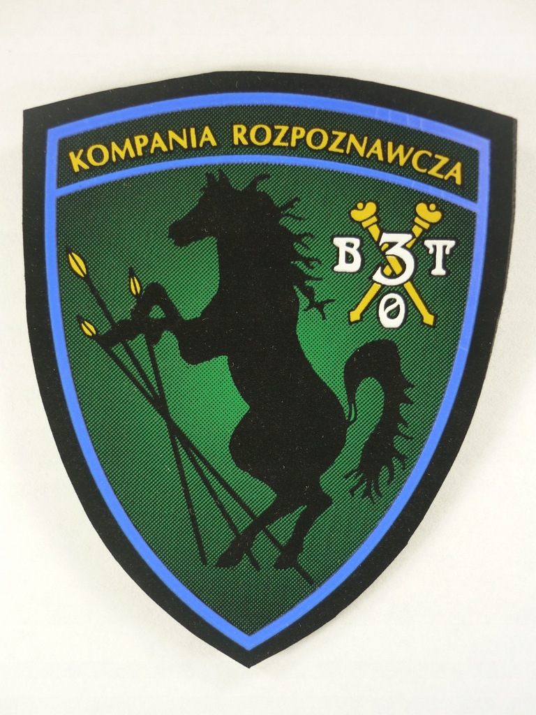 Naszywka - Kompania Rozpoznawcza - 3 BOT - Zamość - 15870651692 ...