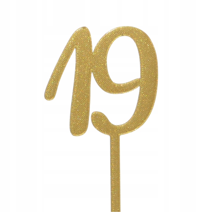 19 Topper Do Kwiatów Pik Złoty Brokatowy - 12329789175 - oficjalne ...