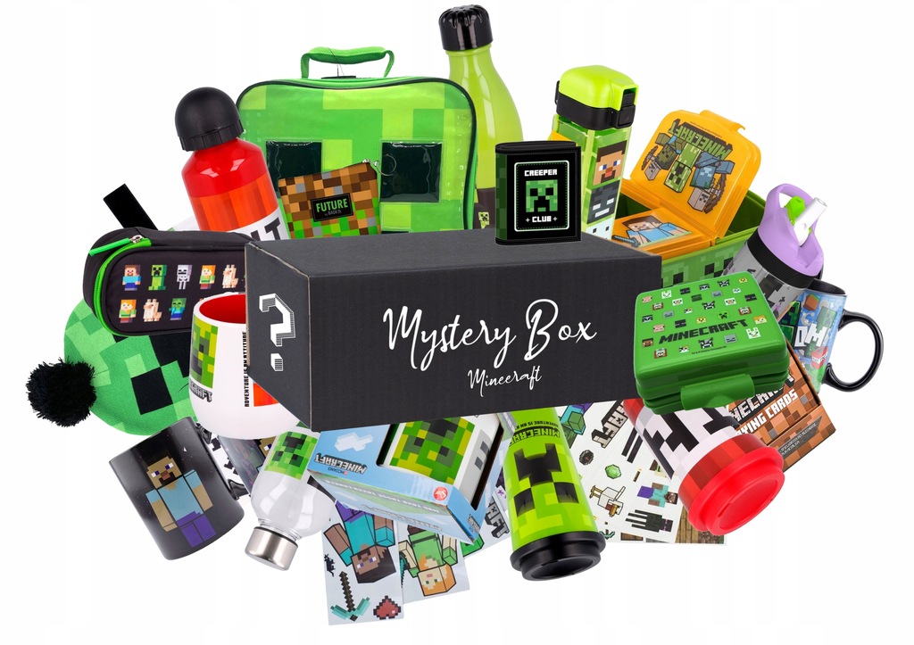MYSTERY BOX MINECRAFT PUDEŁKO NIESPODZIANKA - 11136127428 - oficjalne ...