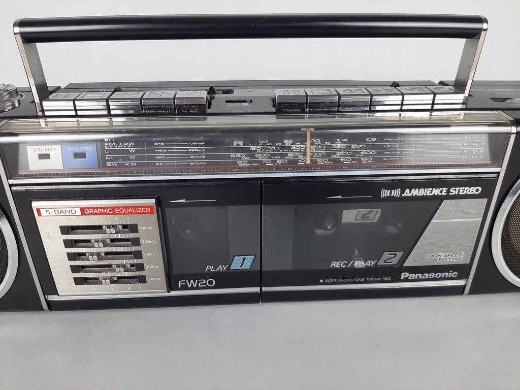 Radiomagnetofon Panasonic RX-FW20L Retro Unikat - 14338345410 ...