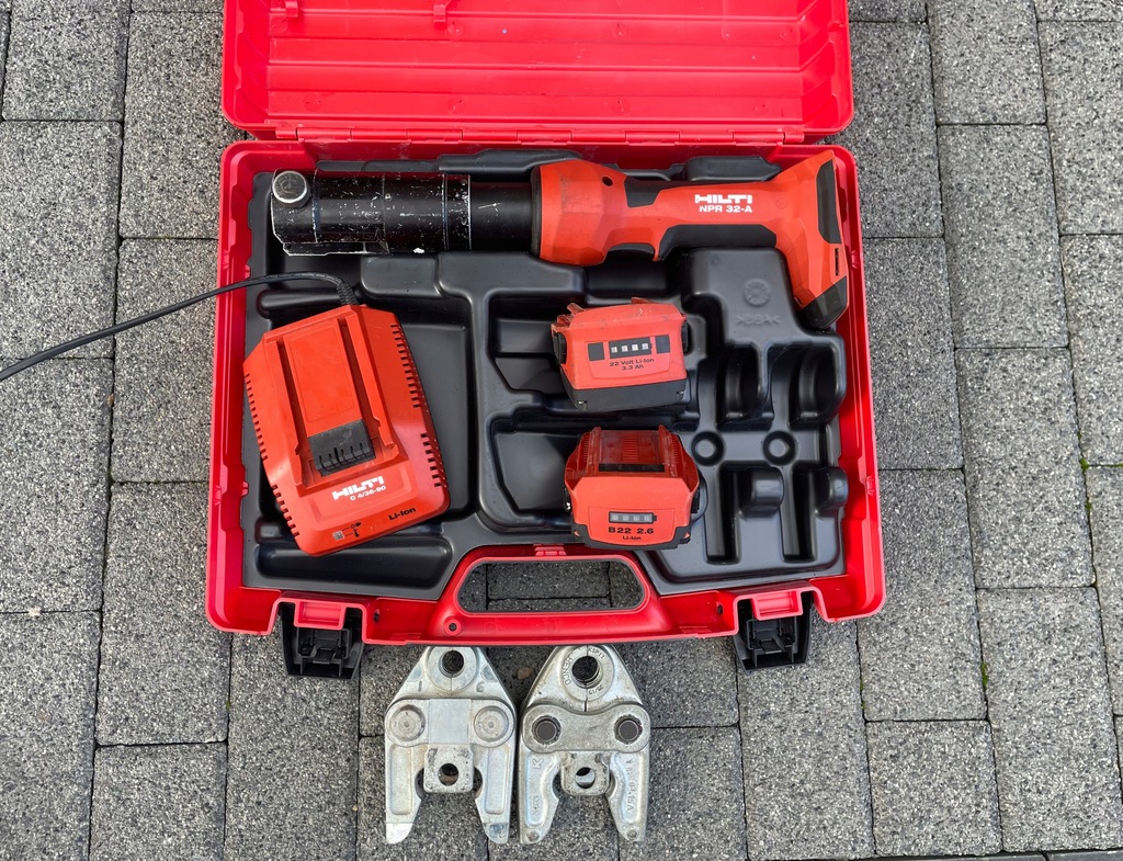 Zaciskarka akumulatorowa do rur Hilti NPR 32-A PEX - 12664428951 ...