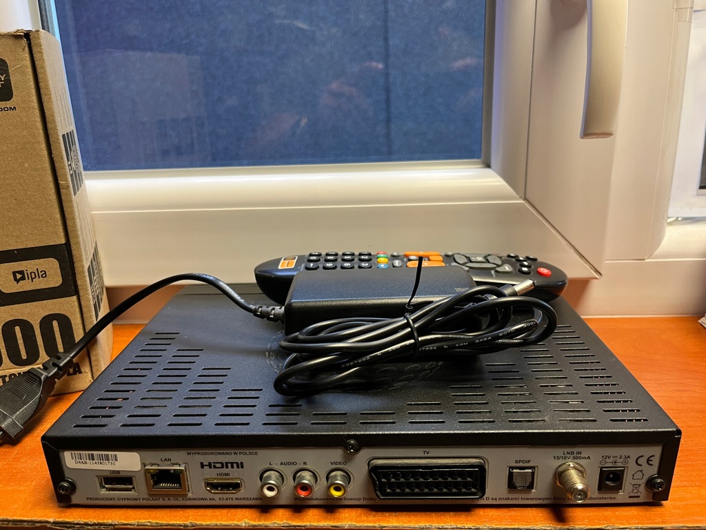 Dekoder Cyfrowy Polsat HD5000 / Pilot / - 12439456491 - oficjalne archiwum Allegro