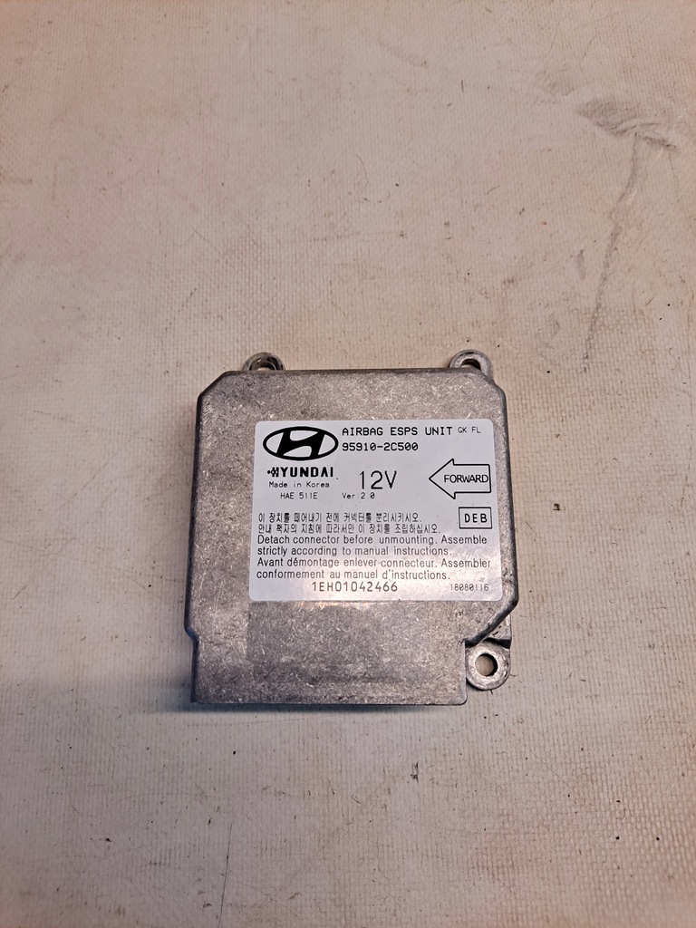 MODUŁ SENSOR PODUSZEK AIRBAG HYUNDAI COUPE II 95910-2C500 - 14736369175 ...