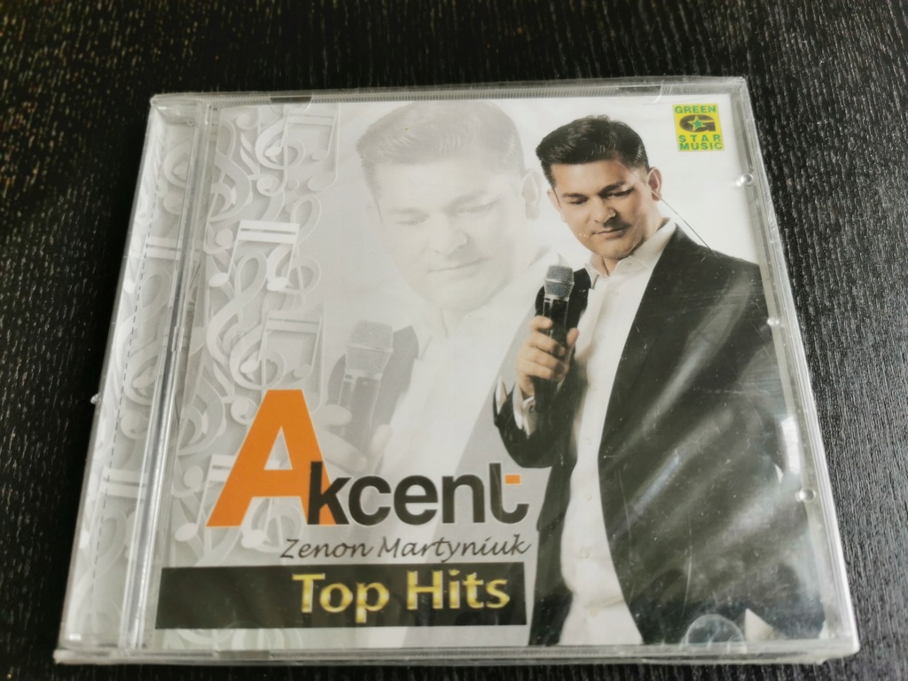 Akcent Top Hits CD GREEN STAR FOLIA - 12656249332 - oficjalne archiwum Allegro