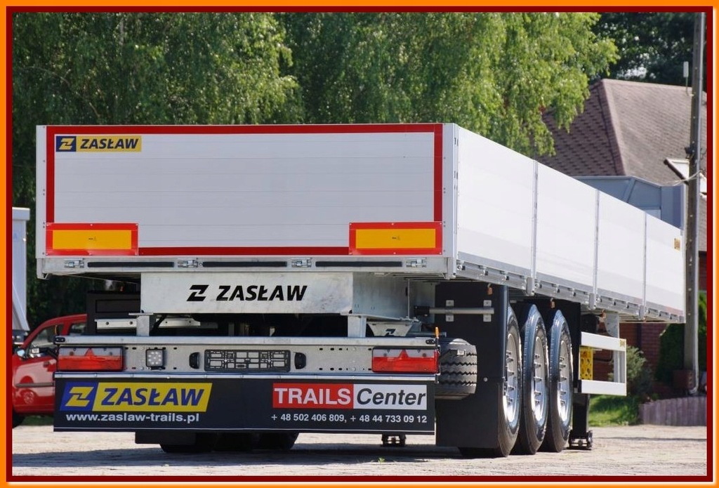 Naczepa BUDOWLANA 13,60, burty 600 GOTOWA do jazdy - 13280282803 ...