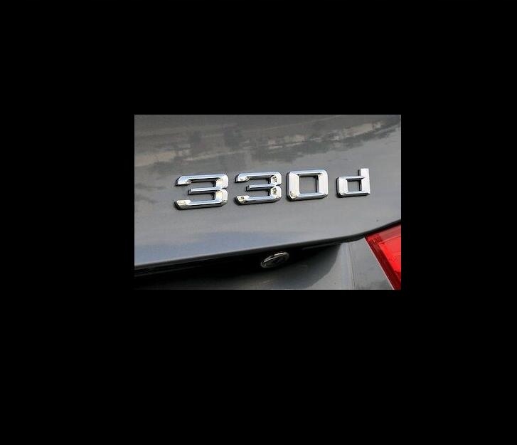 EMBLEMAT ZNACZEK Napis BMW 330d - 12266539157 - oficjalne archiwum Allegro