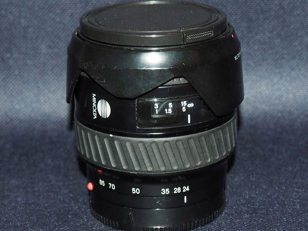 Obiektyw Minolta AF ZOOM 24-85mm f3.5-4.5(RS). - 13074426219 - oficjalne archiwum Allegro
